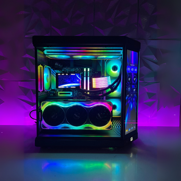 HYTE Y70 TOUCH PC - RTX 5090 - RYZEN 7800X3D - 9950X3D & INTEL ULTRA ...